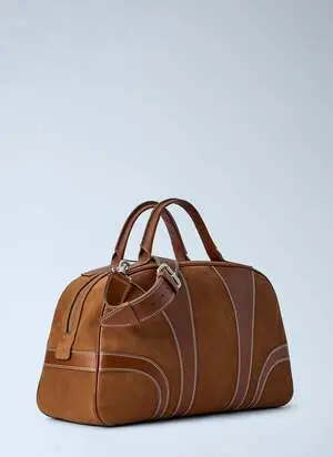 Dries Van Noten Suede Duffle Bag
