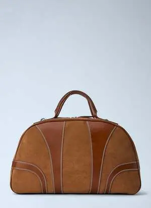 Dries Van Noten Suede Duffle Bag