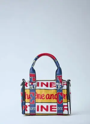 Martine Rose Mini Beer Mat Graphic-print Tote Bag