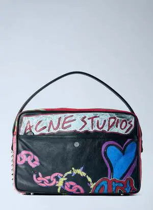Acne Studios Camero Camera Punk Printed Shoulder Bag
