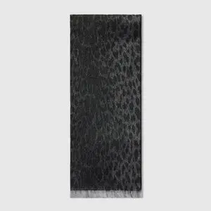 Gucci Reversible Gg Wool Jacquard Scarf