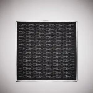 Gucci Printed Cotton Silk Pocket Square