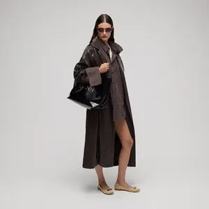 Gucci Ballerina With Bamboo Gg Canvas