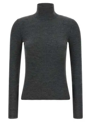 Max Mara Max Mara Women 'Cavallo' Turtleneck Sweater Gray