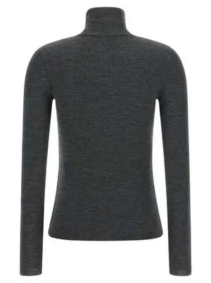 Max Mara Cavallo' Turtleneck Sweater - Gray