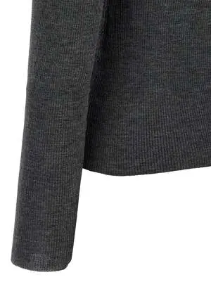 Max Mara Cavallo' Turtleneck Sweater - Gray