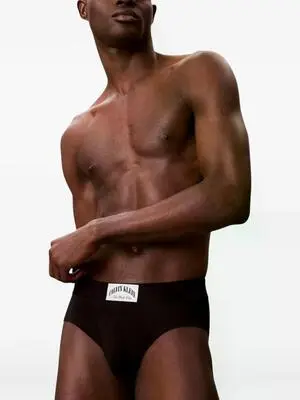 Calvin Klein Heritage Logo-patch Ribbed Briefs