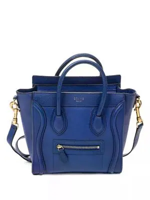 Celine Nano Luggage Grained Leather Tote Bag