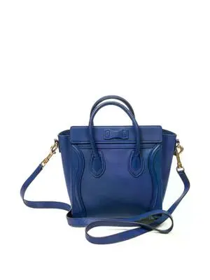 Celine Nano Luggage Grained Leather Tote Bag