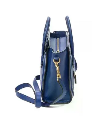 Celine Nano Luggage Grained Leather Tote Bag