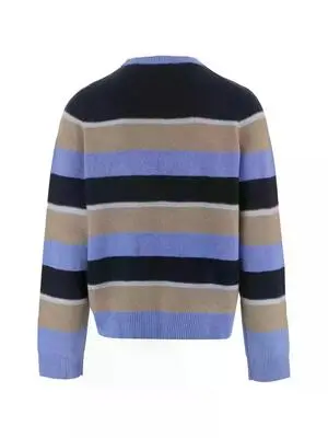 Guest In Residence Striped Cashmere Sweater - Blue