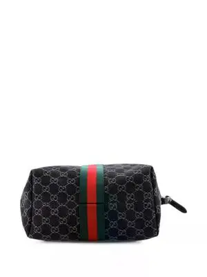 Gucci Giglio Gg Denim Small Tote Bag