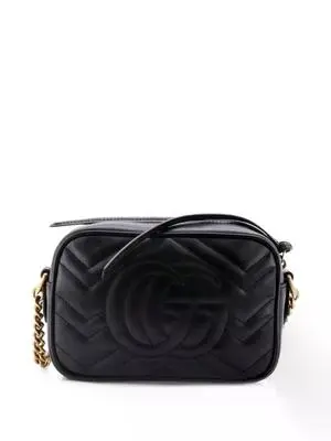 Gucci Gg Marmont Shoulder Bag Matelasse Leather Mini Crossbody Bag