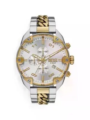 DIESEL® Logo-print 49mm Watch
