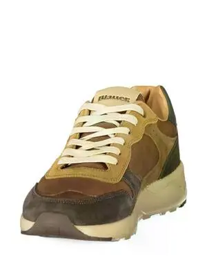 BLAUER. Ozark Panelled Logo-patch Sneakers