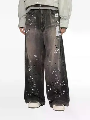 Mihara Yasuhiro Embellished Wide-leg Pants