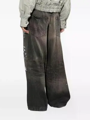 Mihara Yasuhiro Embellished Wide-leg Pants