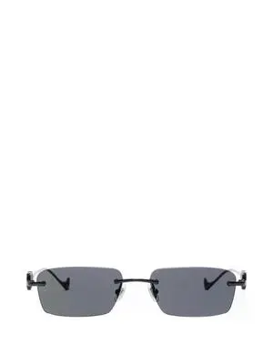 Valentino Garavani Vlogo Rimless Sunglasses - Black