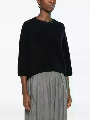 Liviana Conti Crystal-embellished Sweater