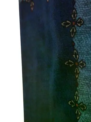 DELL'OGLIO Paisley-print Fringed Scarf