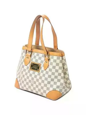 LOUIS VUITTON Pm Damier Azur Hampstead Tote Bag