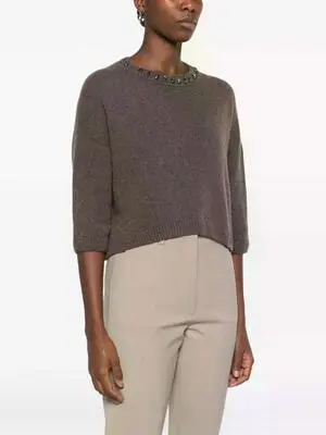 Liviana Conti Crystal-embellished Sweater