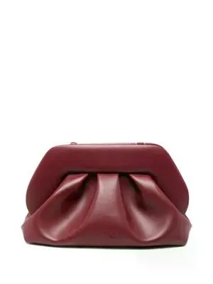 THEMOIRE Bios Ruched Clutch Bag - Red