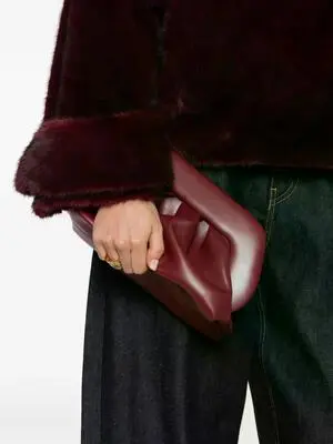 THEMOIRE Bios Ruched Clutch Bag