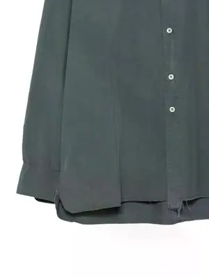 CAMIEL FORTGENS Raw-edge Long-sleeve Shirt