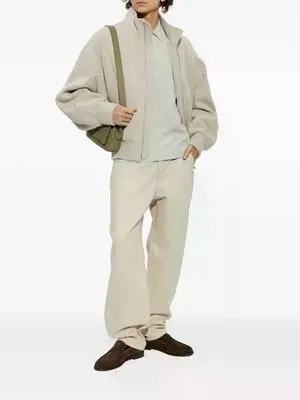 Jacquemus Abbraccio Polo-collar Sweater - Grey