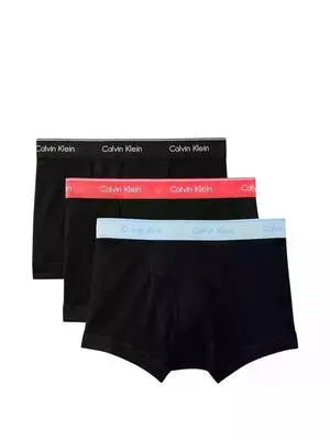 Calvin Klein Logo-waistband 3-pack Boxers - Black