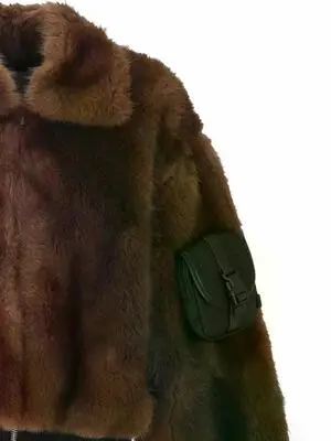 Coperni Faux-fur Pocket-detail Jacket