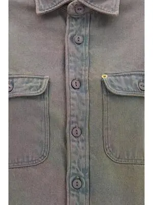 DEPERLU Button-up Denim Shirt