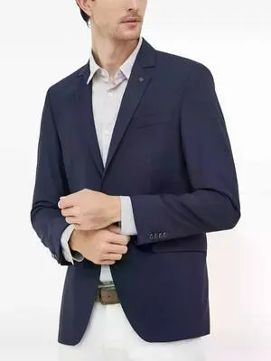 Karl Lagerfeld Notch-lapel Tailored Blazer - Blue