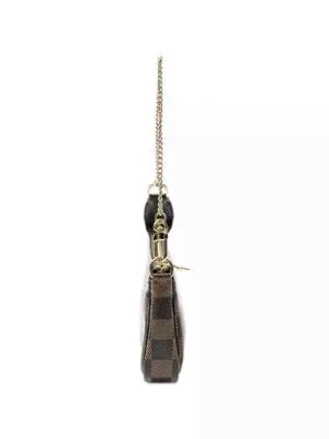 LOUIS VUITTON Mini Pochette Accessoires Clutch Bag - Brown