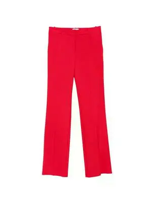 Elisabetta Franchi Pressed-crease Tailored Trousers - Red