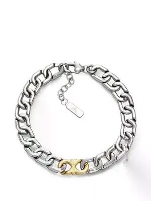 Emporio Armani Stainless-steel Chain Bracelet - Silver