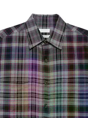 CELLAR DOOR Check-pattern Long-sleeve Shirt
