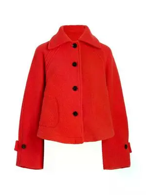 Proenza Schouler Clarice Jacket In Casentino Wool - Orange