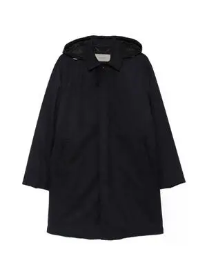 Canali Hooded Wool Coat