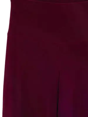 Norma Kamali Boot Pant Trousers - Red