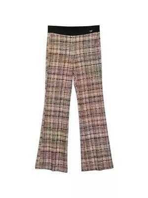 CAMBIO Francis Checked Elasticated-waistband Trousers