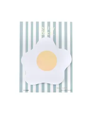 JOLLITY & CO Food Themed Sticky Notes, Set Of 50 Egg