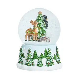 JULISKA Berry & Thread North Pole Animal Snow Globe