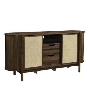 MODWAY Reid 63 Curved Sideboard - Walnut