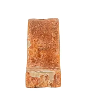OLIVE GROVE Marble Wave Double Taper Candle Holder - Pink