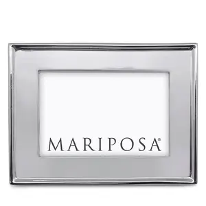 MARIPOSA Signature Engravable Frame, 4 X 6 - Silver