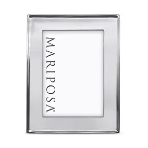 MARIPOSA Signature Engravable Frame, 5 X 7 - Silver
