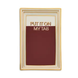 Jonathan Adler Hotel Put It On My Tab Trinket Tray - Multi