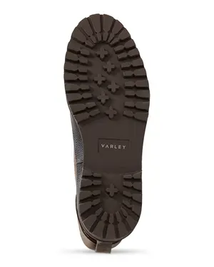 Varley Charente Fleece Lined Leather Lugged Sole Boots - Silver Lining